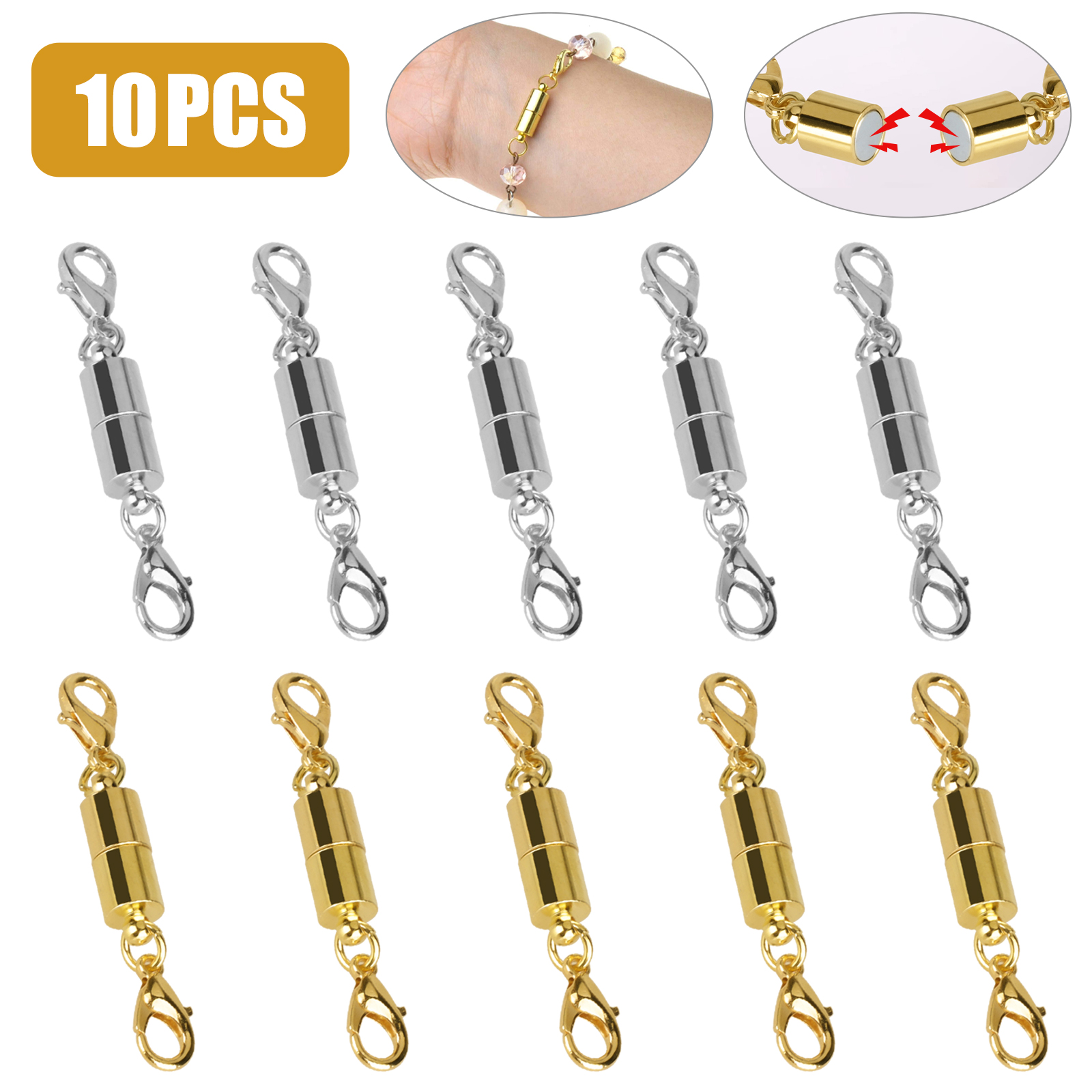 Strong Magnetic Lobster Claw Lock Clasps Connector Jewelry Bracelet Strong Magnetic Lobster Claw Lock Clasps Connector Jewelry Bracelet