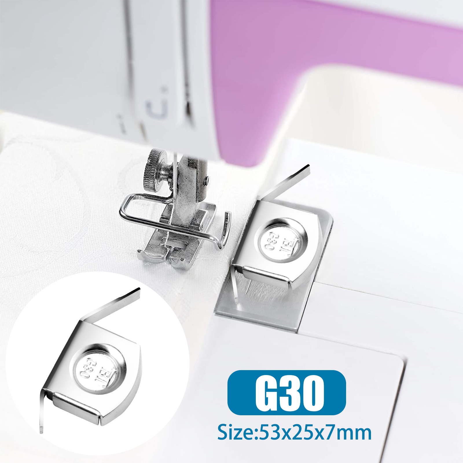 LARGE MAGNETIC SEAM Guide Gauge Presser Sewing Machine Accessories G30 ...