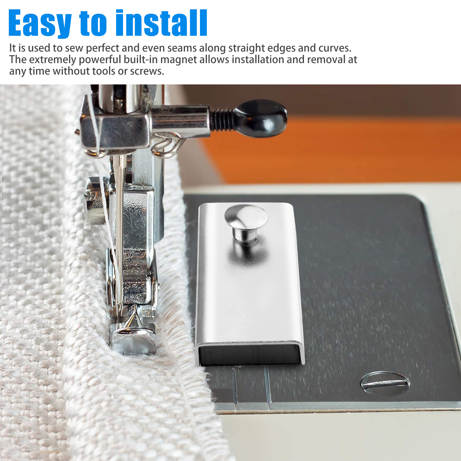 LARGE MAGNETIC SEAM Guide Gauge Presser Sewing Machine Accessories G30 ...